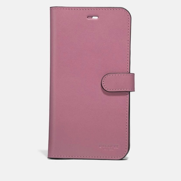 Coach | Cell Phones & Accessories | Nwt Rose Coach Iphone X Leather ...
